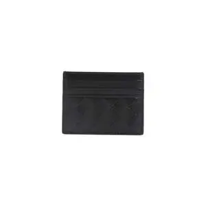Bottega Veneta Intrecciato Card Case - Black