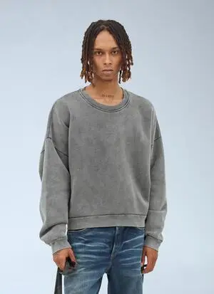 Acne Studios Logo Patch Sweatshirt - Gray