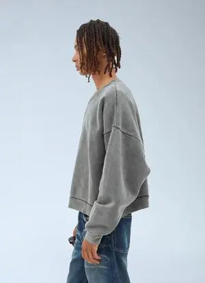 Acne Studios Logo Patch Sweatshirt - Gray