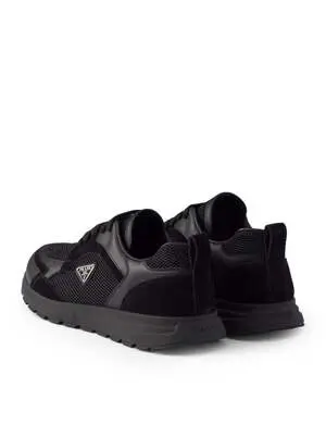 Prada Prax Sneakers In Leather And Fabric