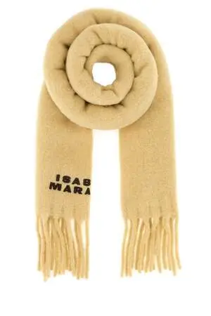 Isabel Marant Étoile Cream Alpaca Blend Firny Scarf - Yellow