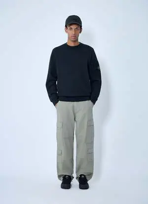 Stone Island Logo Motif Sweatshirt