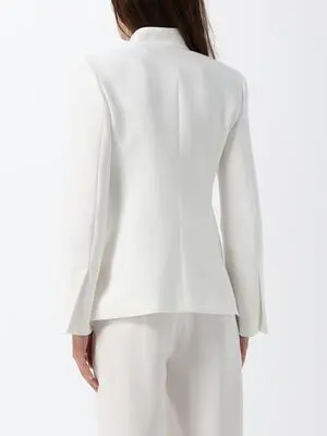 Max Mara Slim Fit Short Cady Blazer With Tie Fastening