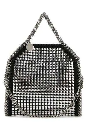 Stella McCartney Embellished Micro Falabella Handbag - Black