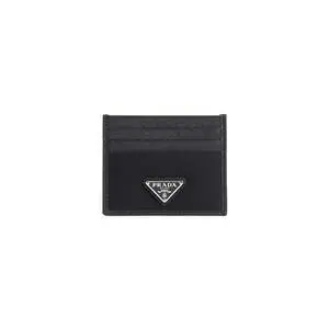 Prada Re-nylon Card Holder - Black