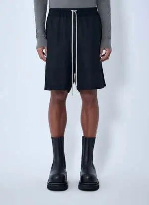 Rick Owens Drawstring Relaxed Fit Shorts - Black