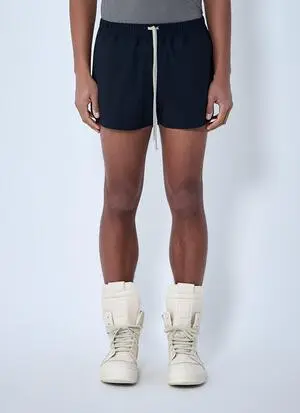 Rick Owens Elasticated Waistband Shorts - Black