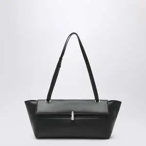 Savette Symmetry Trapeze Bag In Leather - Black
