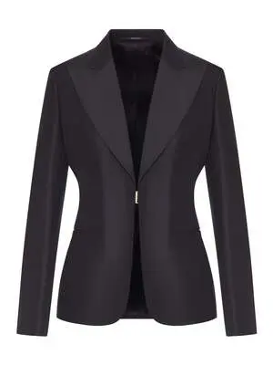 Gucci Fine Silk Faille Jacket - Black