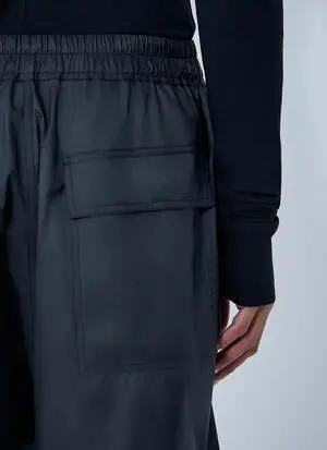 Moncler Rick Owens Drawstring Midi Kilt Shorts