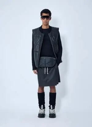 Moncler Drawstring Midi Kilt Shorts - Black