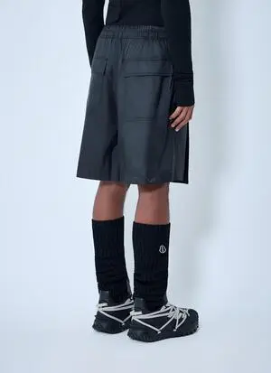 Moncler Drawstring Midi Kilt Shorts - Black