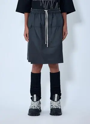 Moncler Drawstring Midi Kilt Shorts - Black