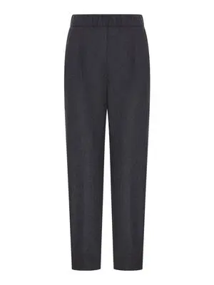 Giorgio Armani Wool And Cashmere Trousers - Multicolor