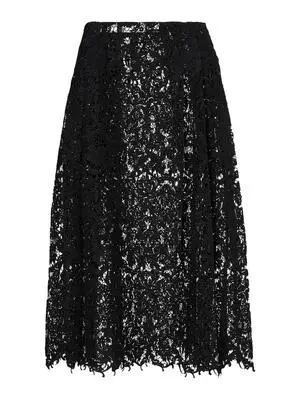FENDI FENDI Macramé Lace Skirt