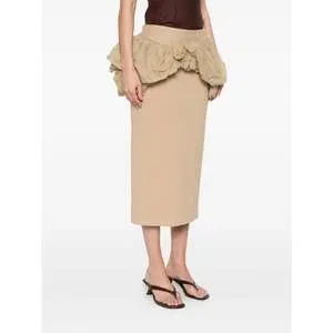 Max Mara Neutrals Skirts Fitted Skirts