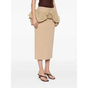 Max Mara Fitted Skirt - Cream