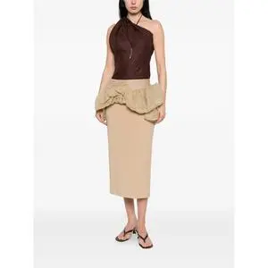 Max Mara Fitted Skirt - Cream