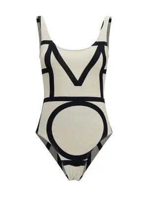 TOTEME Monogram One-piece Swimsuit - Multicolor