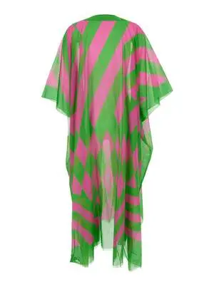 Dries Van Noten Geometric Motif Caftan