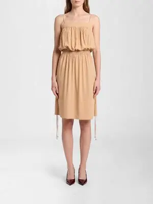 Saint Laurent Silk Mini Dress - Cream
