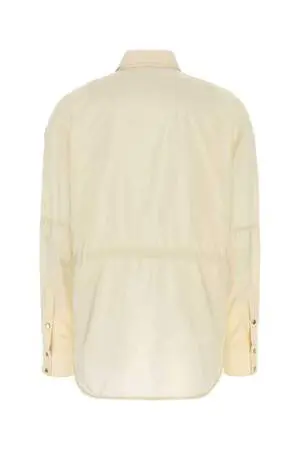 Moncler Cream Wool And Nylon Shirt