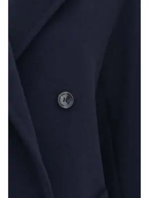 Max Mara Rebus Double-breasted Jacket - Blue