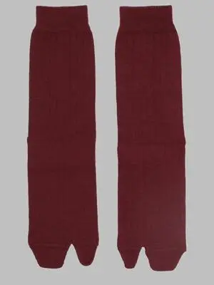 MAISON MARGIELA Ribbed Tabi Socks - Multicolor