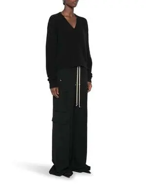 Rick Owens V-neck Long-sleeve Sweater
