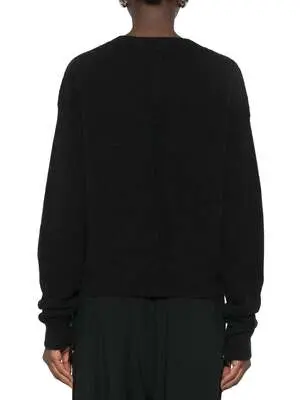 Rick Owens V-neck Long-sleeve Sweater
