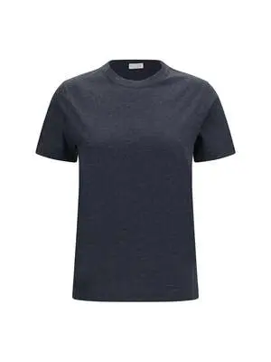 Brunello Cucinelli Monogram Cotton T-shirt - Gray
