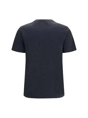 Brunello Cucinelli Monogram Cotton T-shirt - Gray