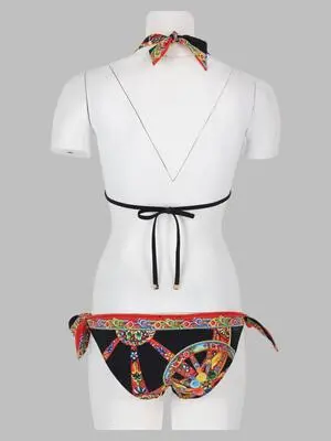 Dolce & Gabbana Printed Bikini - Black