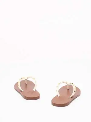 Valentino Garavani Leather Rockstud Sandals - Multicolor