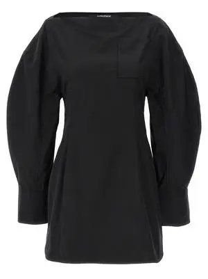Jacquemus La Robe Chemise Casaco' Dress - Black