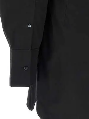 Jacquemus Cotton Poplin Shirt Dress - Black