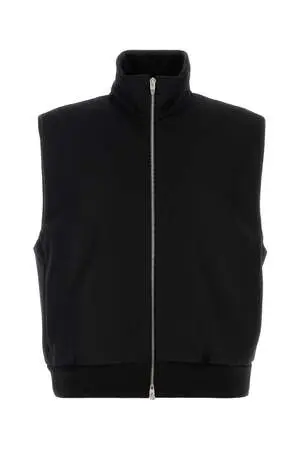 JIL SANDER Wool Vest - Black