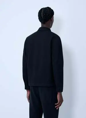 Stone Island Logo Patch Shirt - Black