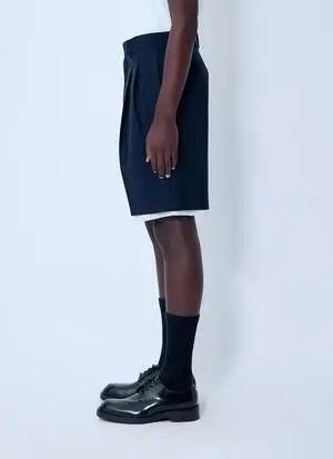 JIL SANDER Wool-and-mohair Shorts