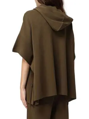 Max Mara Wide Viscose Crepe Cardigan