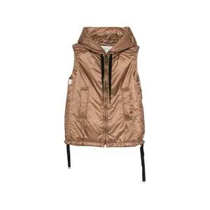 Max Mara Jackets Waistcoat & Gilets - Brown