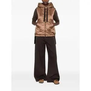 Max Mara Padded Waistcoat - Brown
