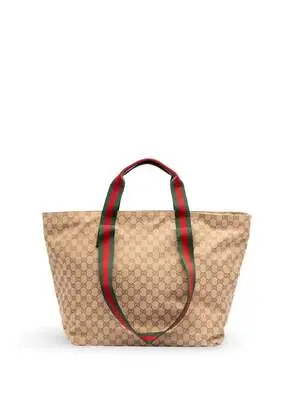 Gucci Gg` Canvas Tote Bag - Multicolor