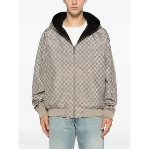 Gucci Reversible Gg Supreme Hooded Jacket