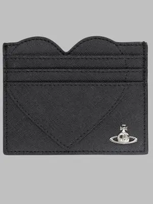 VIVIENNE WESTWOOD Portacarte Heart - Black