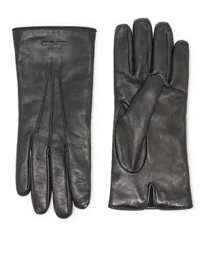 Giorgio Armani Lambskin Gloves - Brown