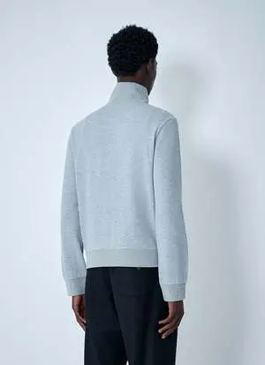 Gucci Web Motif Zip-up Sweatshirt