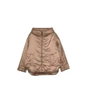 Max Mara Oversized Hooded Jacket - Brown