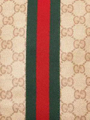 Gucci Gg Coated Web Crossbody Bag