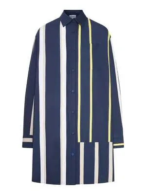 Loewe Striped Cotton Chemisier - Multicolor